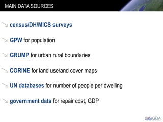 Building a global exposure database | PPTX