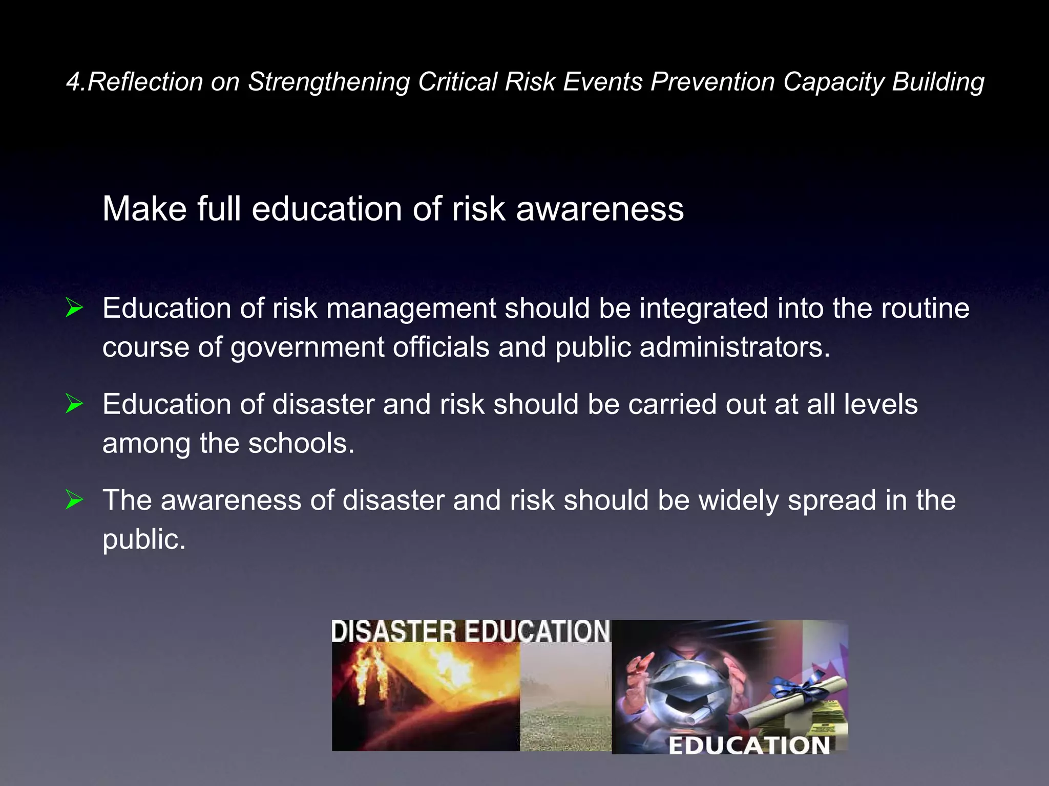 IDRC and Preparation Ability of Major Risk | PPT