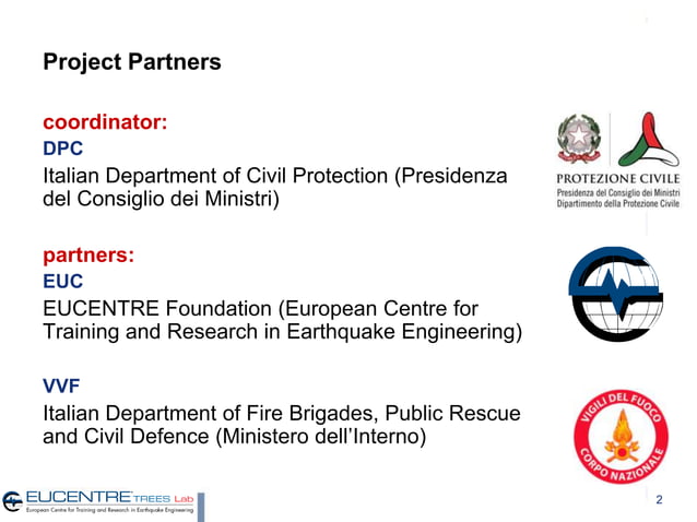 DRHOUSE project: the ASA module for the post earthquake structural assessment | PPT
