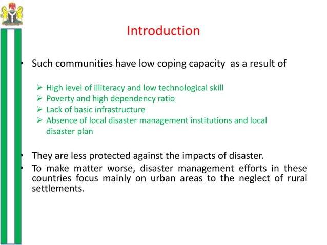 Rural hazards and vulnerability assessment in the downstream sector of ...