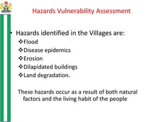 Rural hazards and vulnerability assessment in the downstream sector of ...