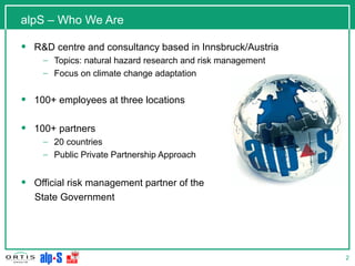 Area wide risk assessment – a best practice example in the Province of ...