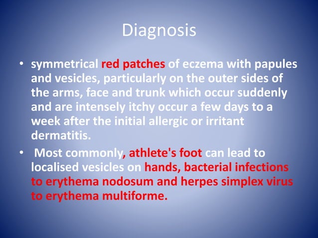 Id reactions | PPTX | Foot Health | Diseases and Conditions