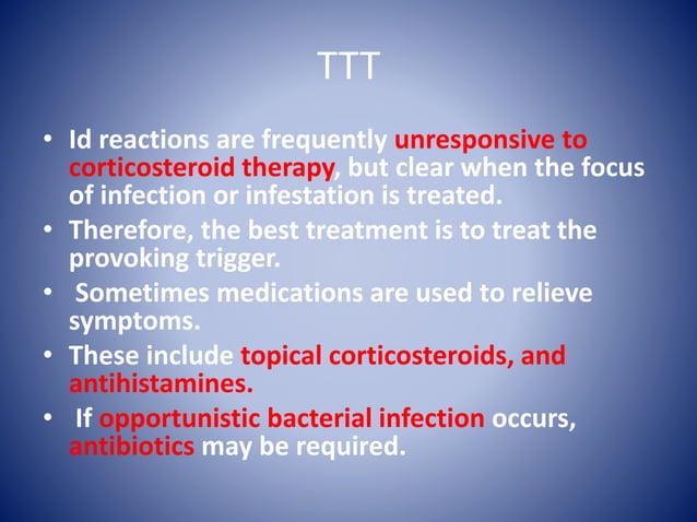 Id reactions | PPTX | Foot Health | Diseases and Conditions