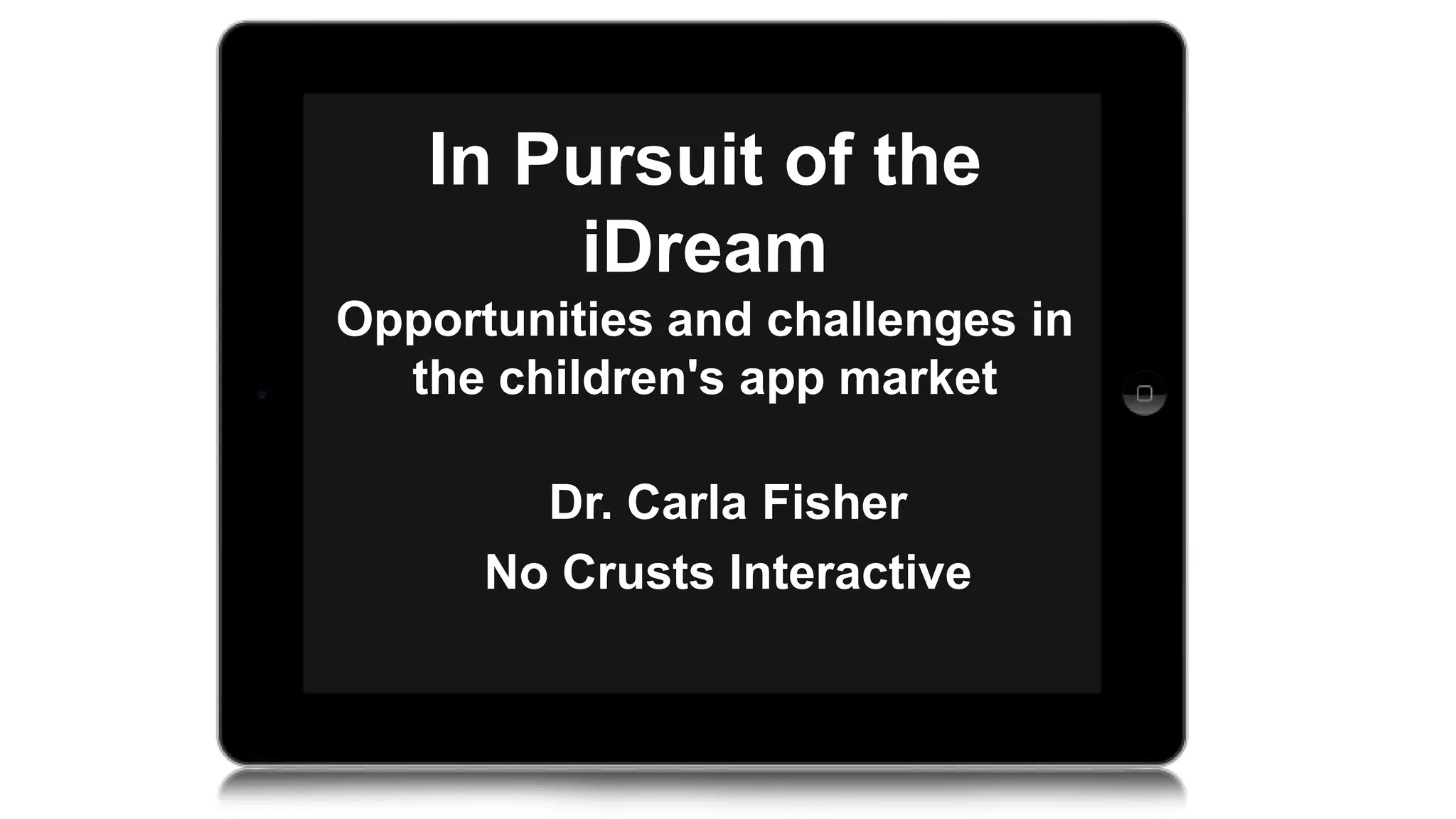 Living the iDream: Opportunities and Challenges in the Children's App ...