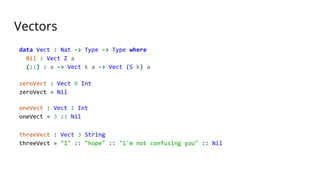 Dependent Types with Idris | PPT