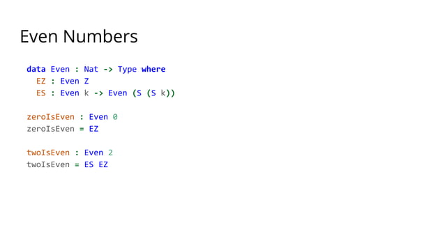 Dependent Types With Idris Ppt 3422