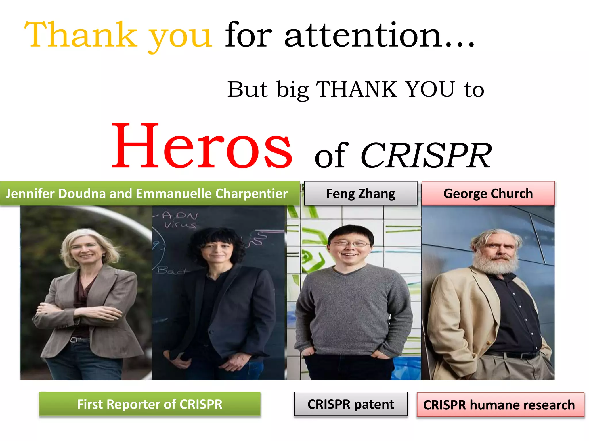 CRISPR/Cas9: A New Avenue for Aquaculture Biomedicine | PPTX