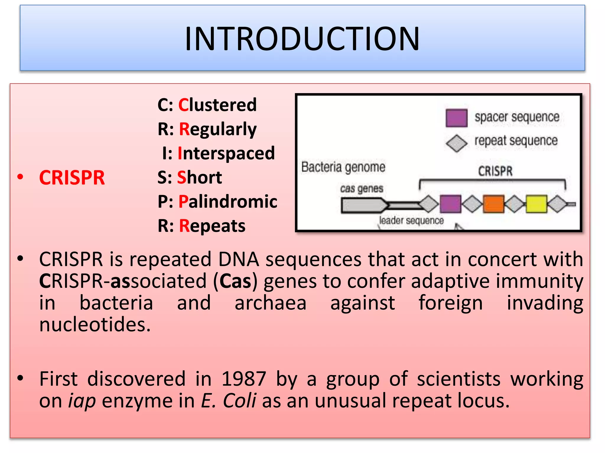 CRISPR/Cas9: A New Avenue for Aquaculture Biomedicine | PPTX