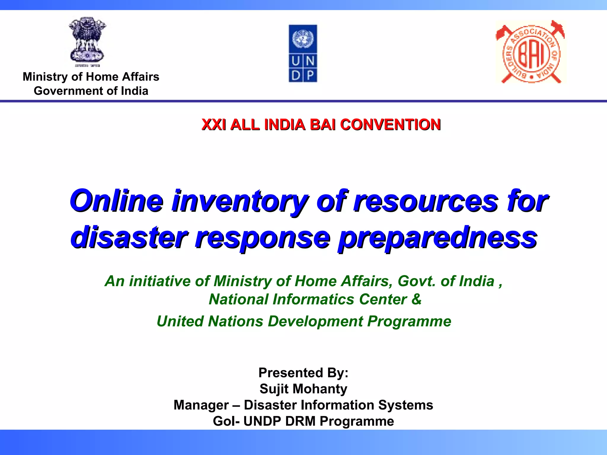 India Disaster Resource Network | PPT