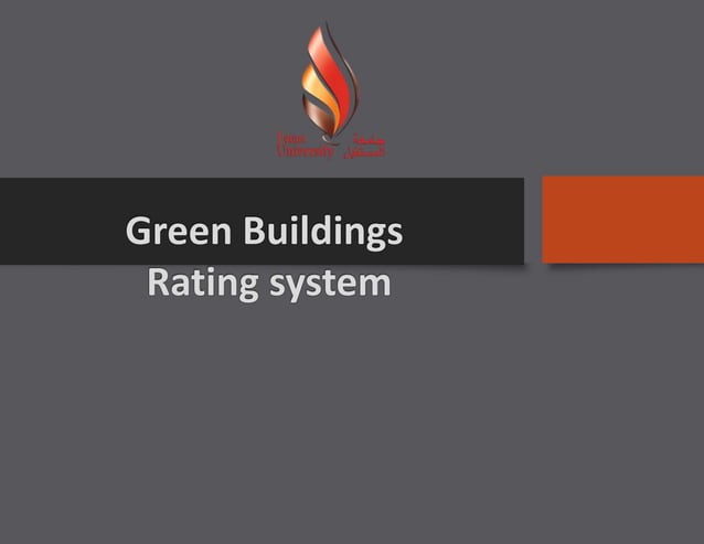 Green Buildings-Rating system.pptx | Civil Engineering Industry ...