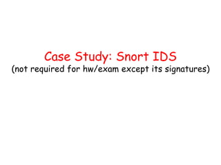 ids.ppt | Information and Network Security | Computing