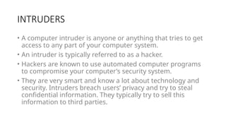 Intusion detection system in visualizati | PPT