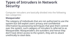 Intusion detection system in visualizati | PPT