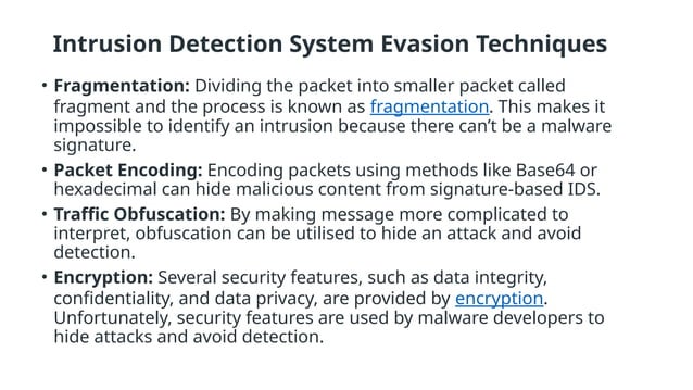 Intusion detection system in visualizati | PPT