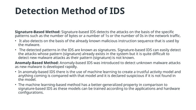 Intusion detection system in visualizati | PPT