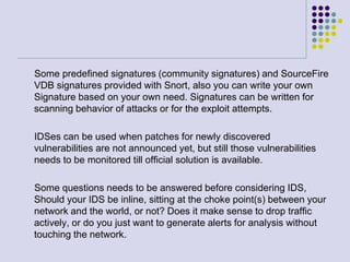 Snort IDS/IPS Basics | PPTX