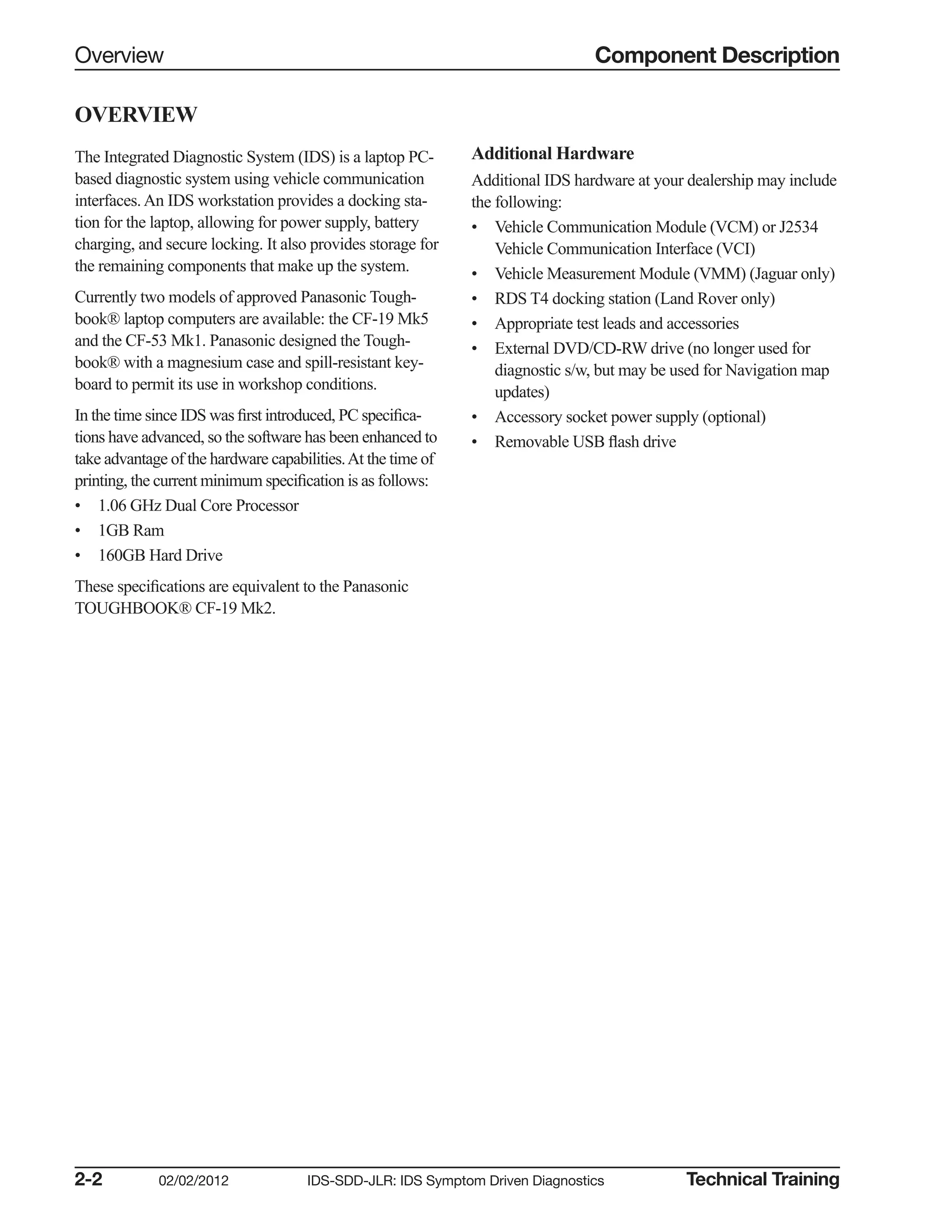 Ids sdd-jlr manual 02 02-12 (1) | PDF