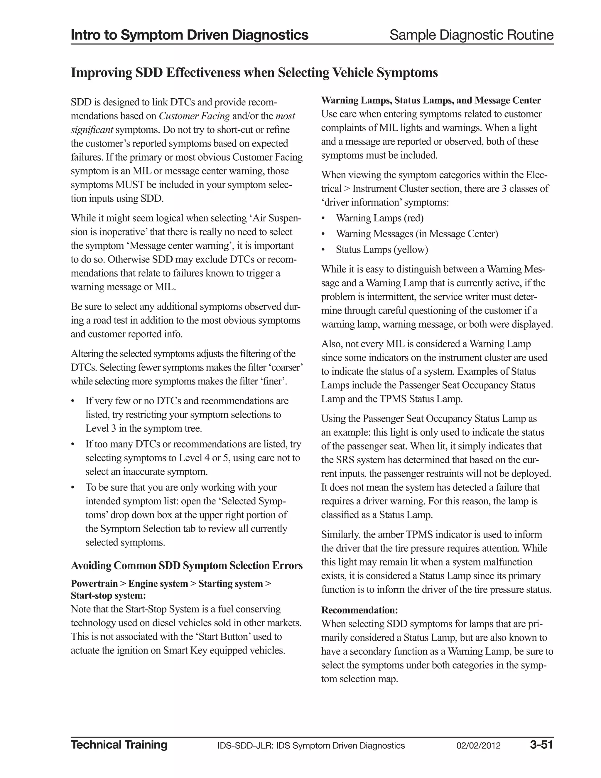 Ids sdd-jlr manual 02 02-12 (1) | PDF