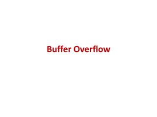 Ids 008 buffer overflow | PPSX