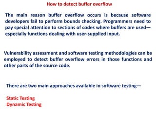 Ids 008 buffer overflow | PPT