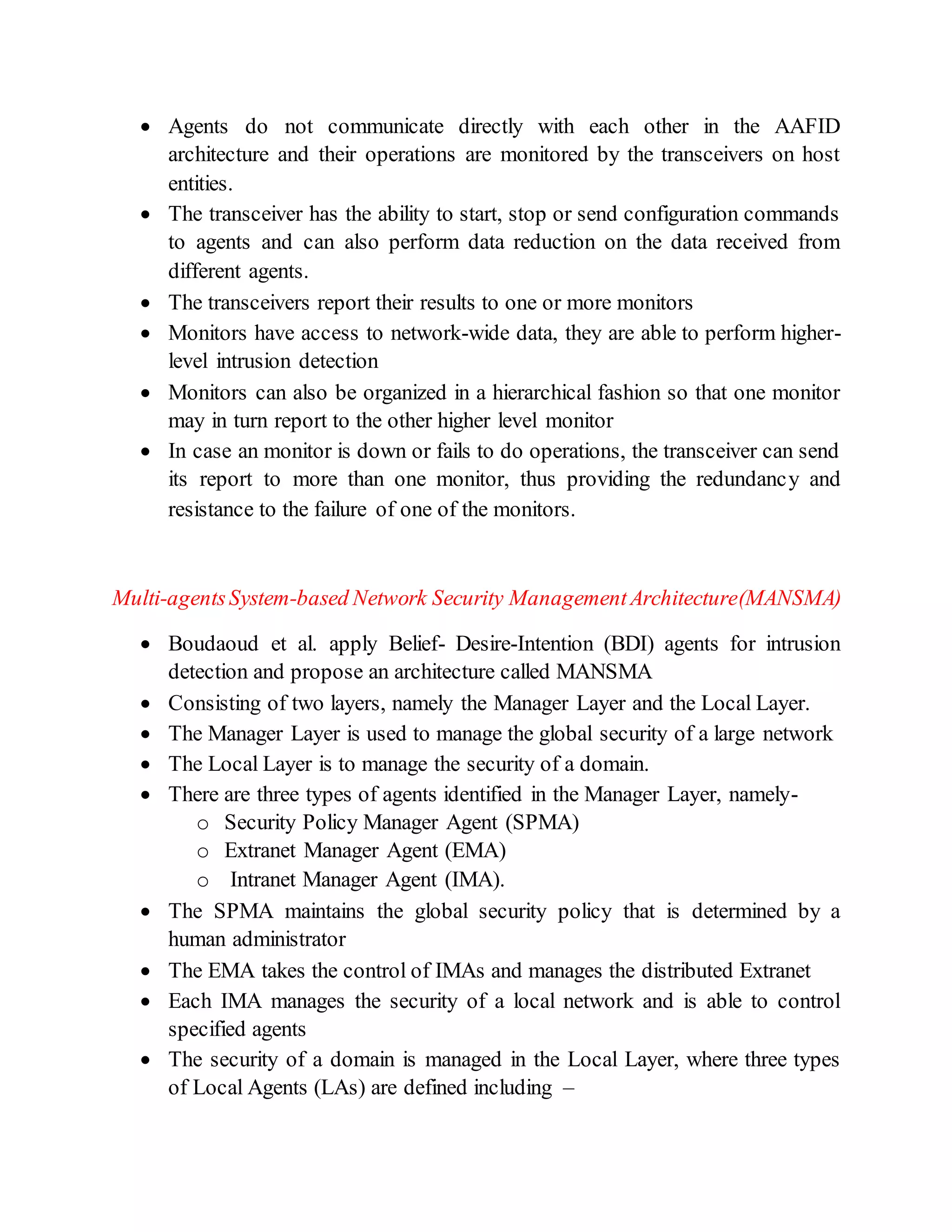 Ids 015 architecture and implementation of ids | DOCX