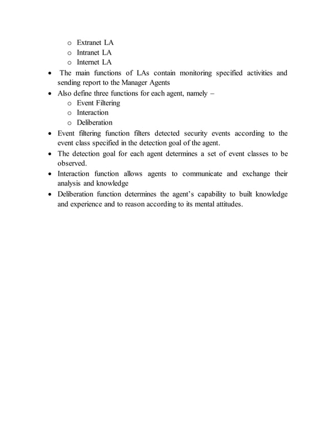 Ids 015 architecture and implementation of ids | DOCX | Information and Network Security | Computing