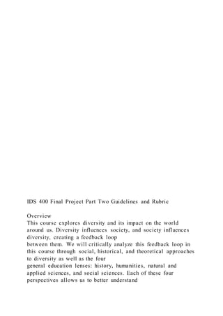 IDS 400 Final Project | DOCX