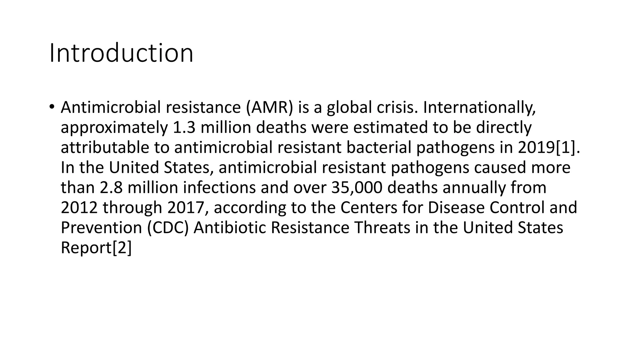 Antibiotic Resistance IDSA GUIDELINE 2023 | PPTX