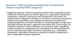 Antibiotic Resistance IDSA GUIDELINE 2023 | PPTX