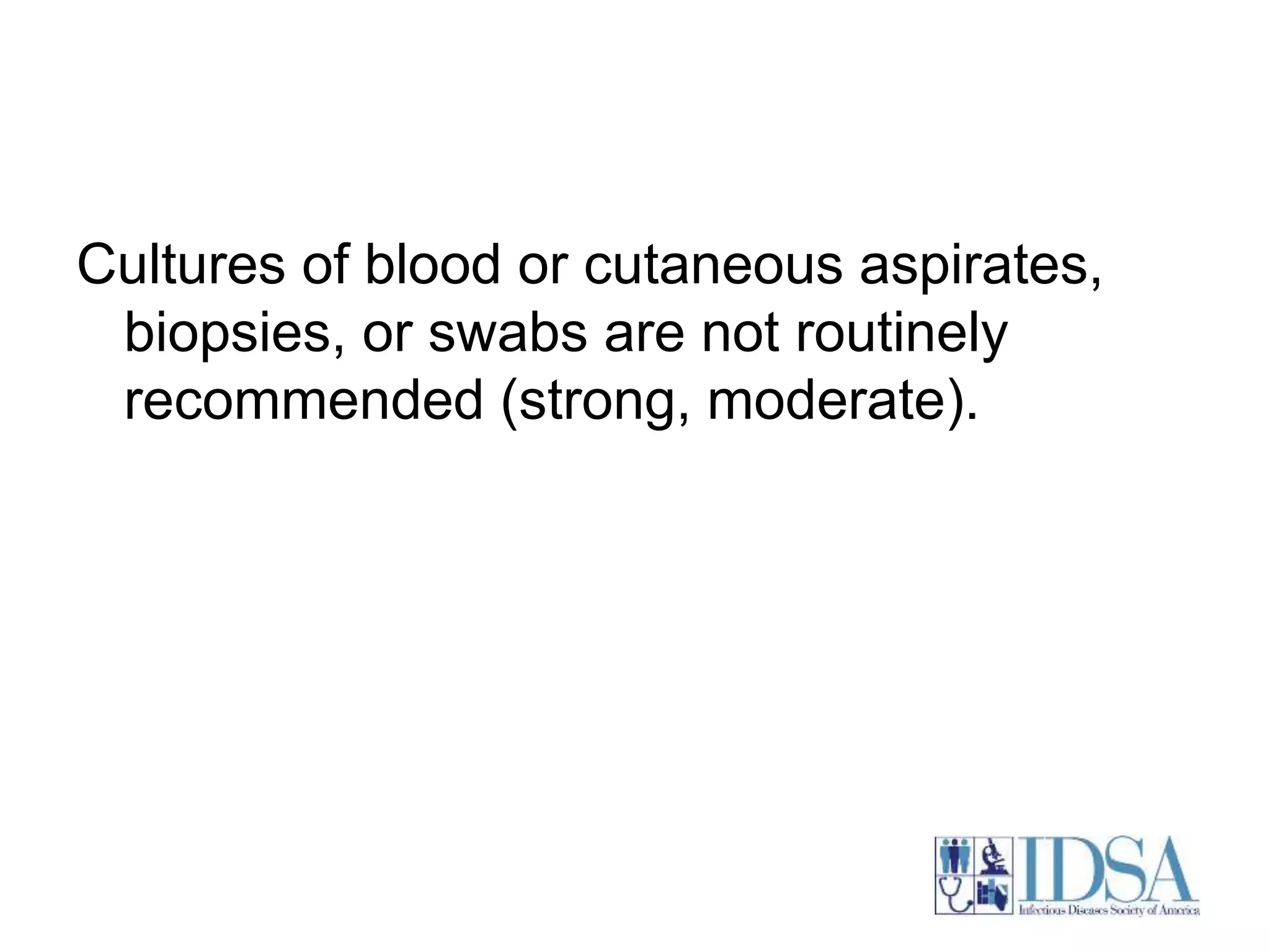 Management of Skin and Soft Tissue Infections: IDSA Guideline 2014 | PPTX