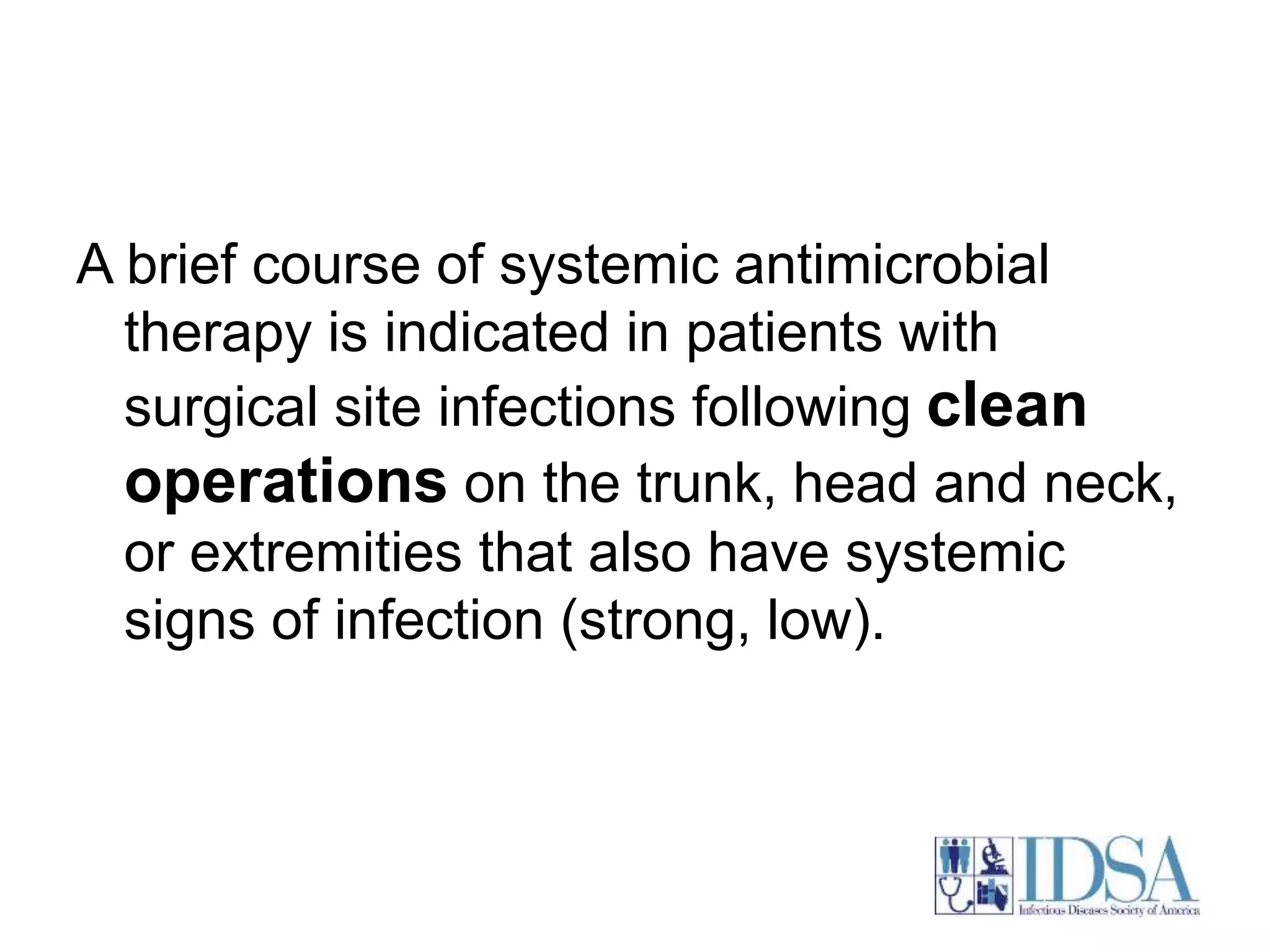 Management of Skin and Soft Tissue Infections: IDSA Guideline 2014 | PPTX