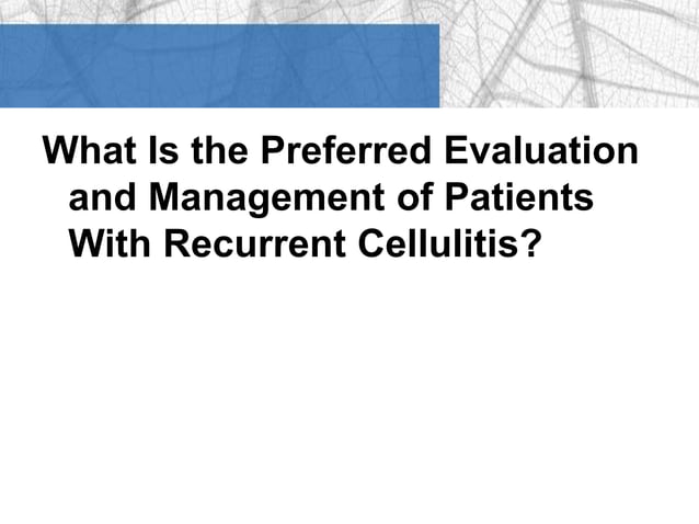 Management of Skin and Soft Tissue Infections: IDSA Guideline 2014 | PPTX