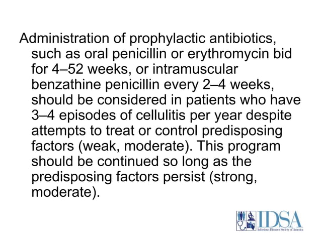 Management of Skin and Soft Tissue Infections: IDSA Guideline 2014 | PPTX