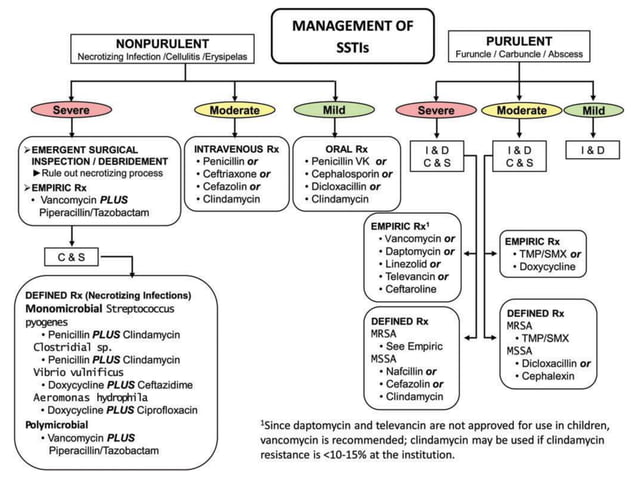Management of Skin and Soft Tissue Infections: IDSA Guideline 2014 | PPTX