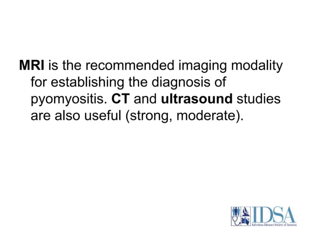 Management of Skin and Soft Tissue Infections: IDSA Guideline 2014 | PPTX