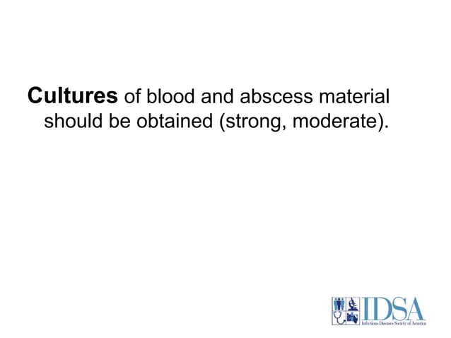 Management of Skin and Soft Tissue Infections: IDSA Guideline 2014 | PPTX