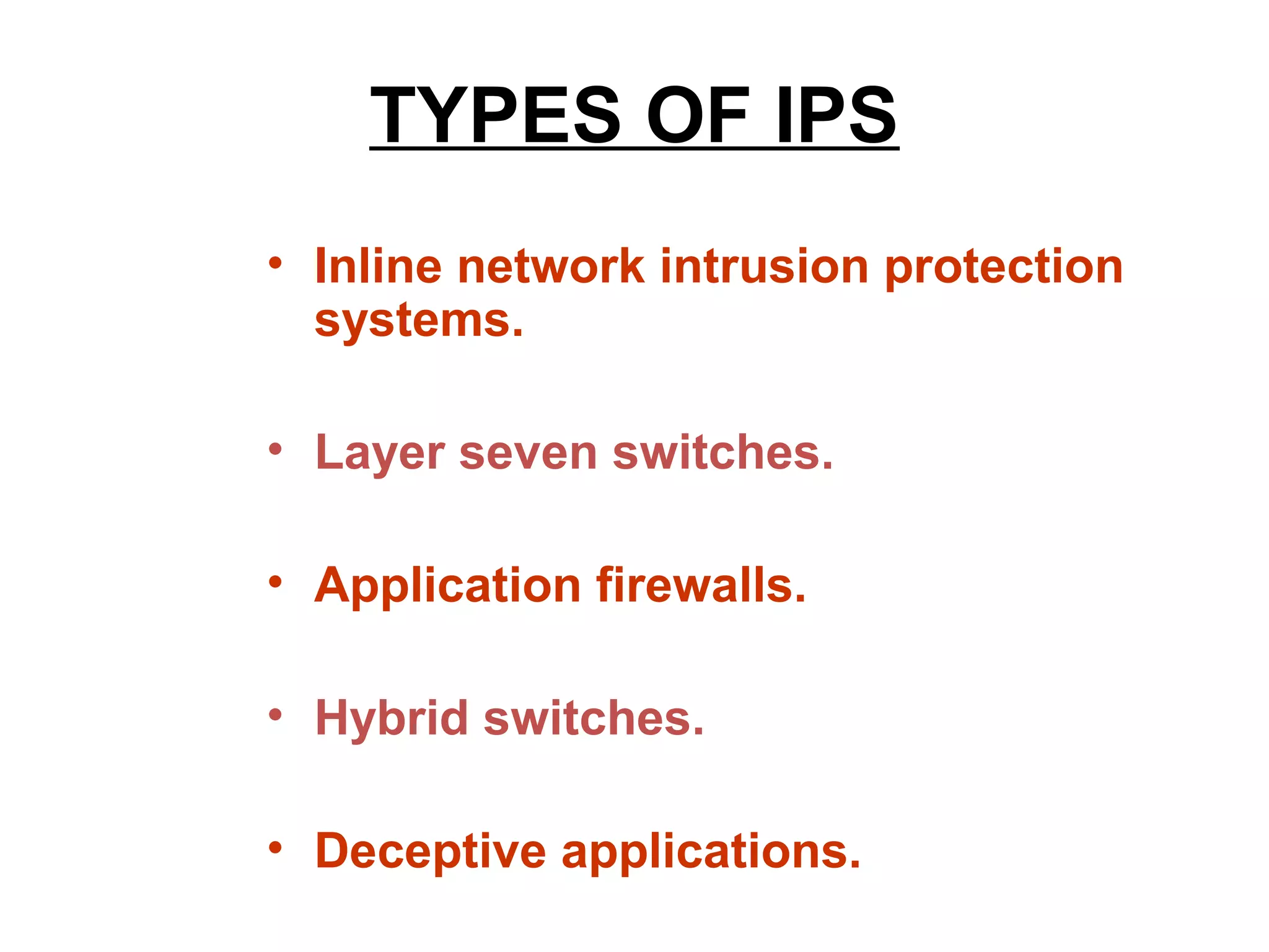 IDS and IPS | PPT