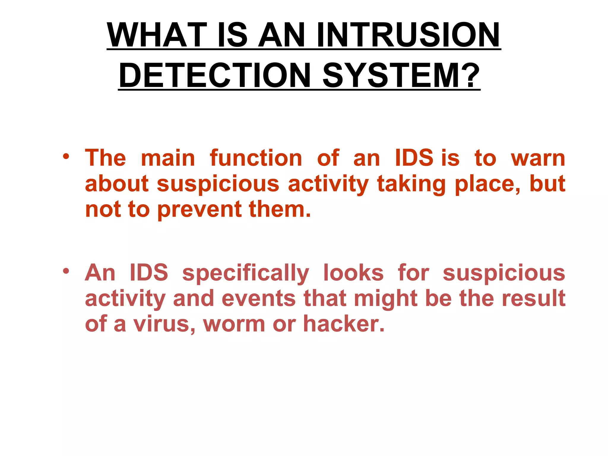 IDS and IPS | PPT