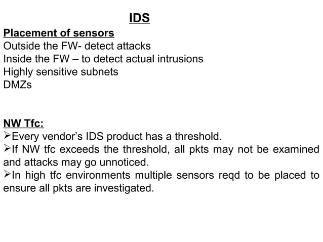 IDS and IPS | PPT