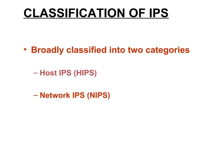 IDS and IPS | PPT