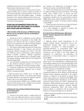 Idsa neutropenia febril | PDF