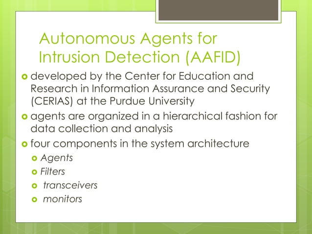 IDS Architecture Classification and example.pdf | Information and ...