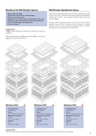 IDS Cable Ducting, Cable Chambers & Vaults | PDF