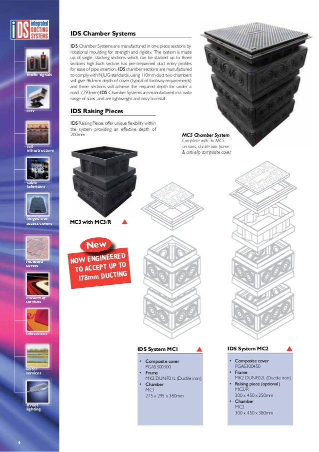IDS Cable Ducting, Cable Chambers & Vaults