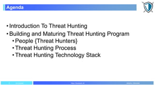 IDSECCONF 2020 : A Tale Story of Building and Maturing Threat Hunting ...