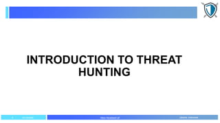 IDSECCONF 2020 : A Tale Story of Building and Maturing Threat Hunting ...