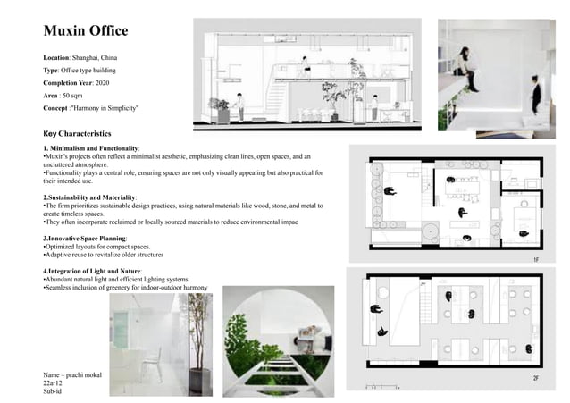 Interior design office layout case study. | PDF