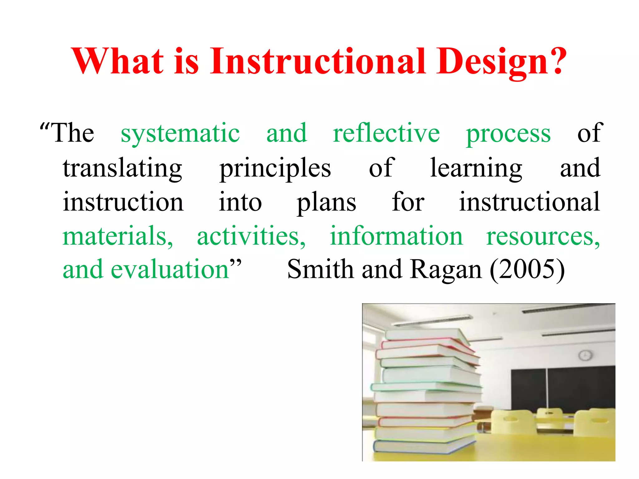 Introduction to Instructional Design | PPTX