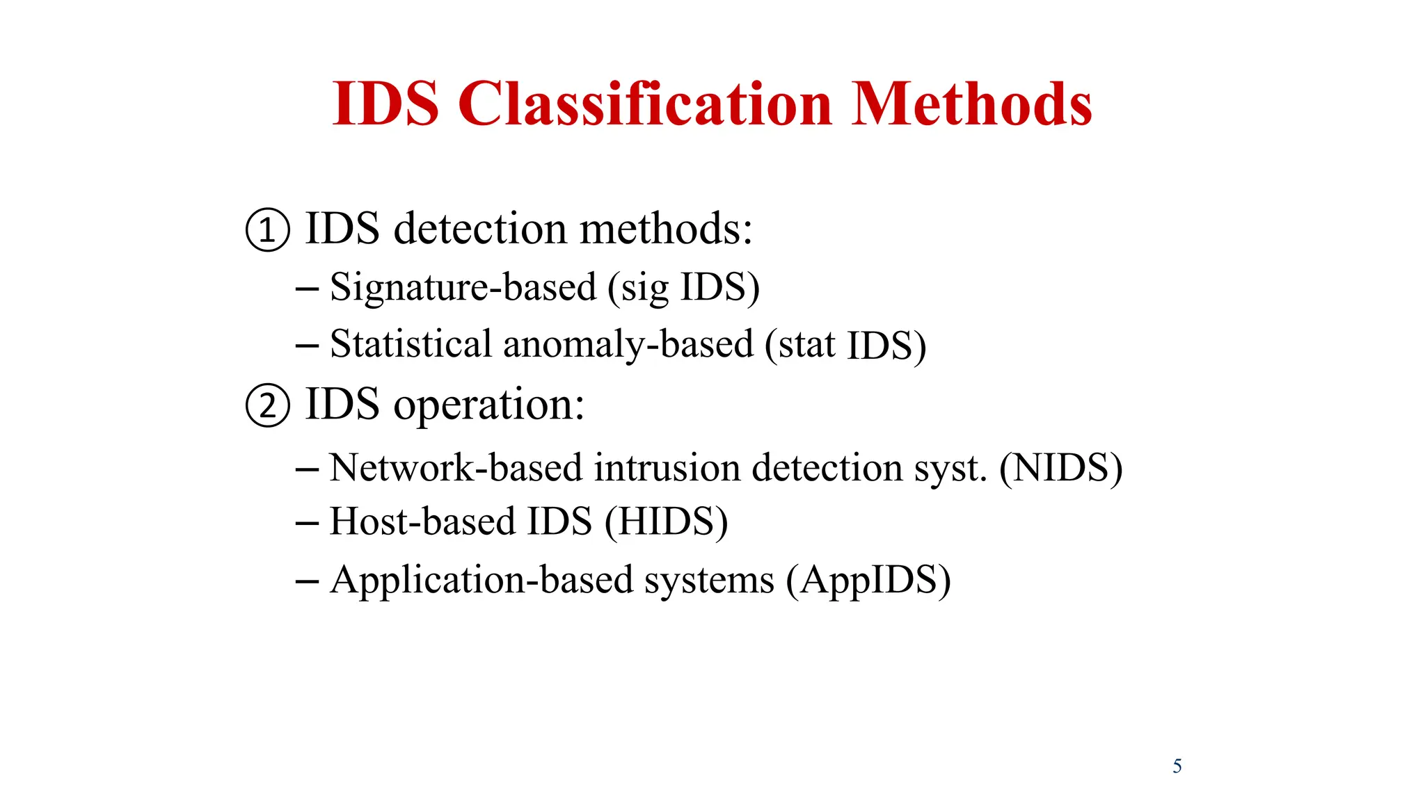 Intrusion detection system and intrusion prevention system | PPTX